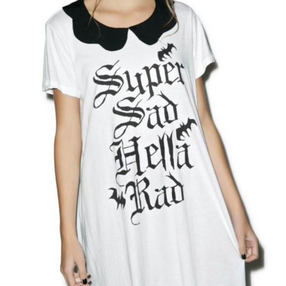 Iron Fist | Dresses | Iron Fist Ash Costello Super Sad Hella Rad Dress ...